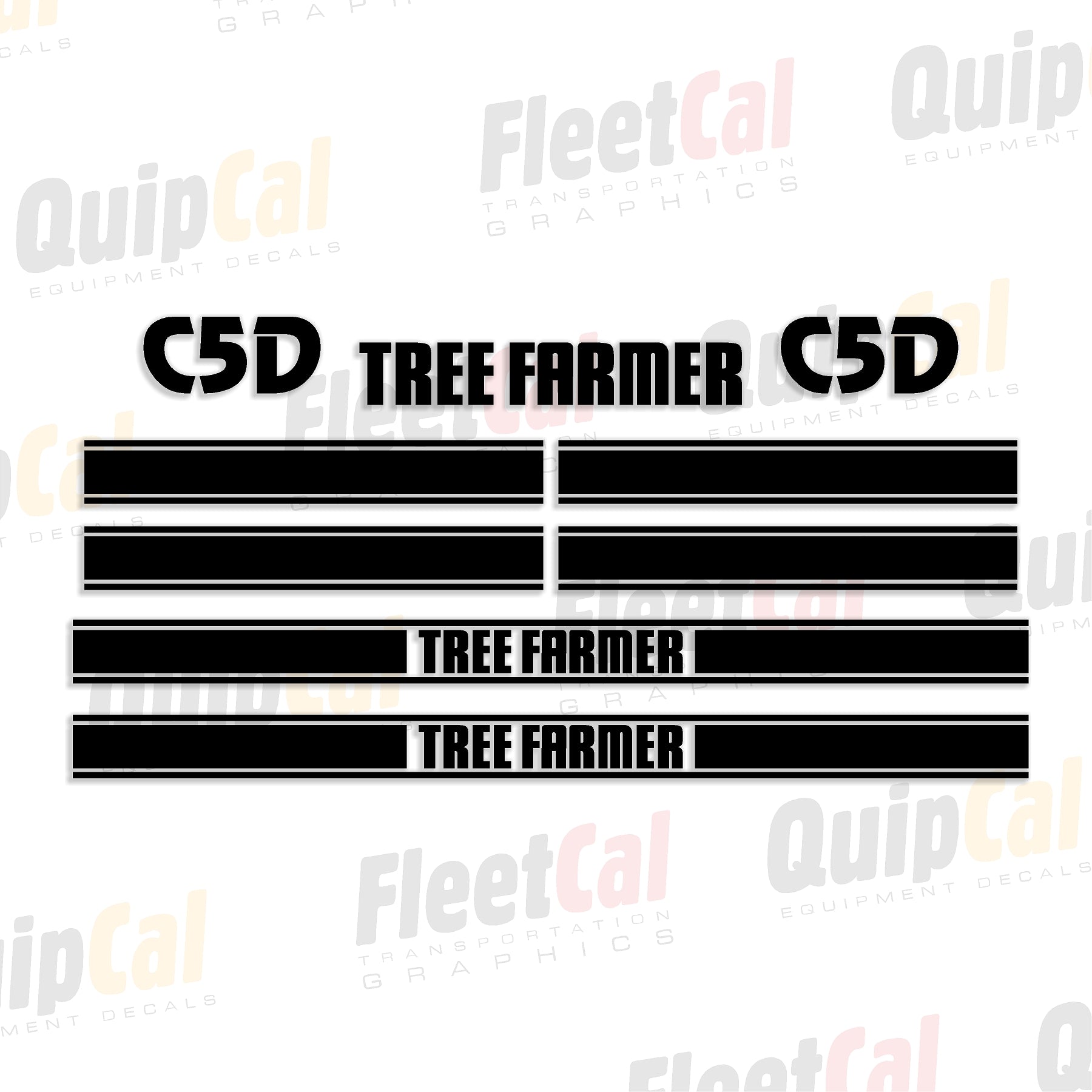 Tree Farmer C5D Marking Decal Set – Truck and Equipment Decals