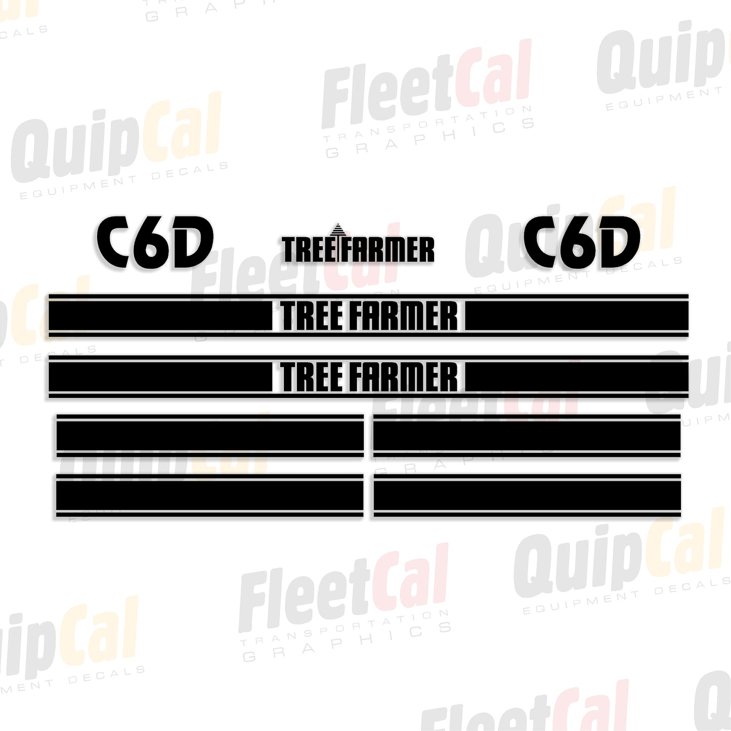 Tree Farmer C6D Late 1970s Model Marking Decal Set – Truck and ...