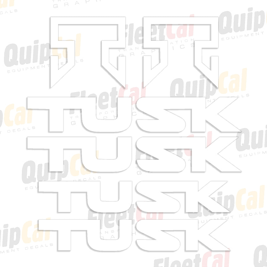 Tusk Forklift Marking Decal Set – Truck and Equipment Decals