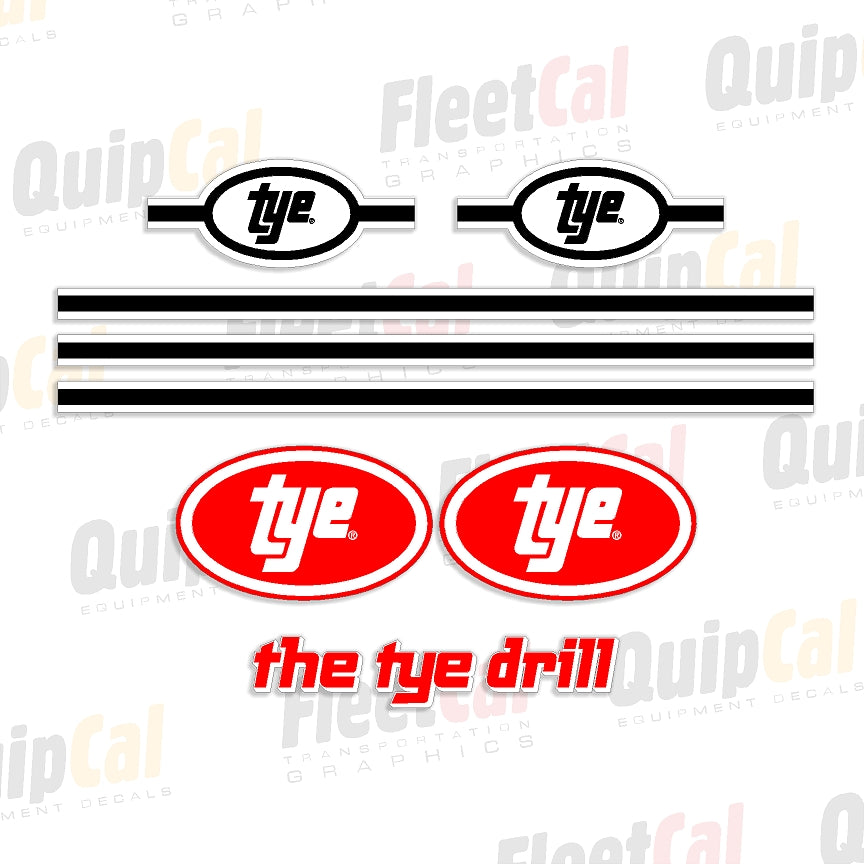 Tye Grain Drill Marking Decal Set – Truck and Equipment Decals