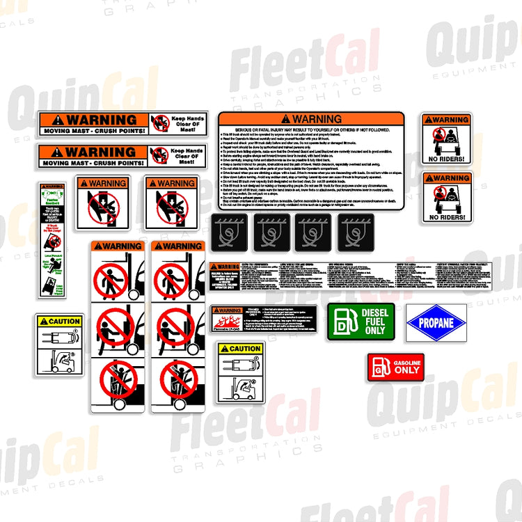 Equipment Safety Decals – Truck and Equipment Decals