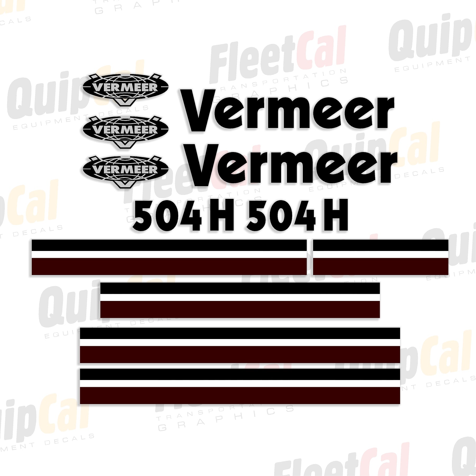 Vermeer 504H Baler Marking Decal Set – Truck and Equipment Decals