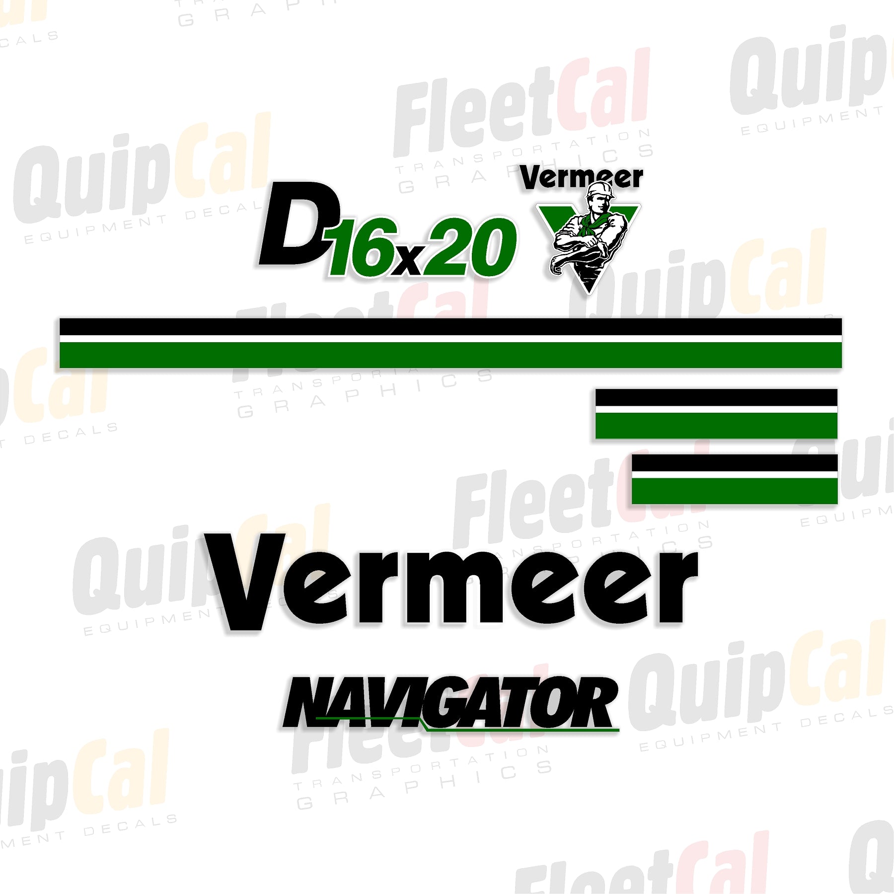 Vermeer D16x20 Directional Drill Marking Decal Set – Truck and ...