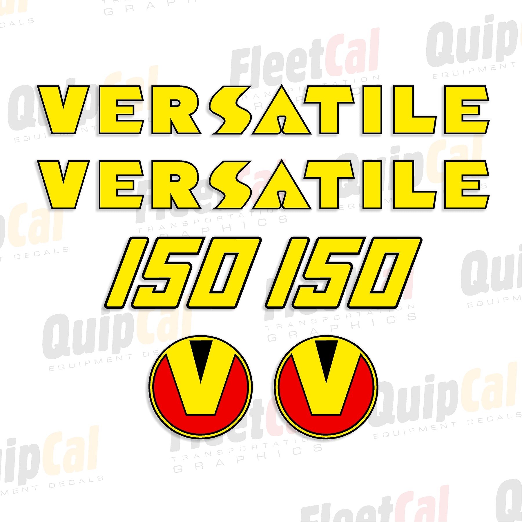 Versatile 150 Early Model Marking Decal Set – Truck and Equipment Decals