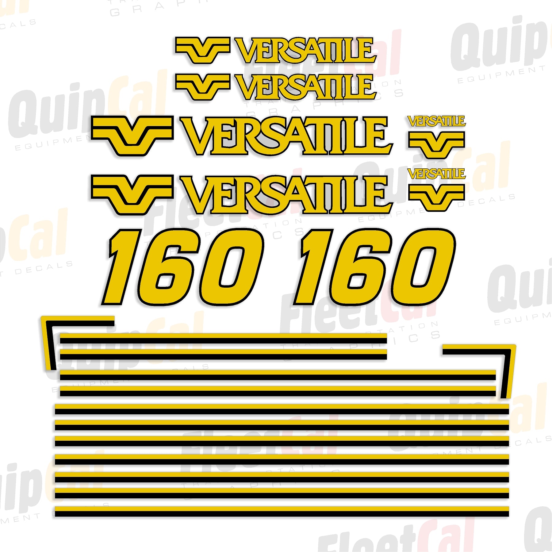 Versatile 160 Marking Decal Set – Truck and Equipment Decals