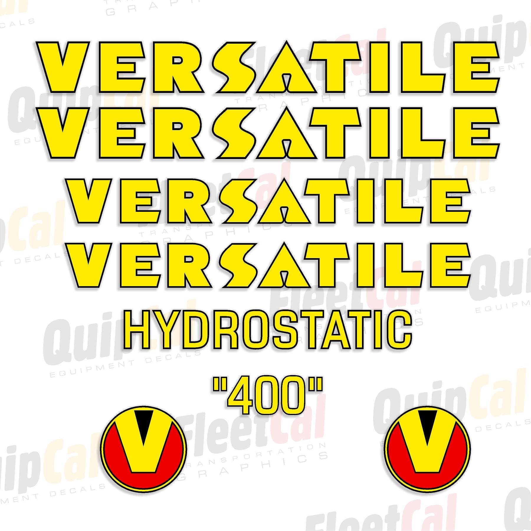 Versatile 400 Windrower - Swather Marking Decal Set – Truck and ...