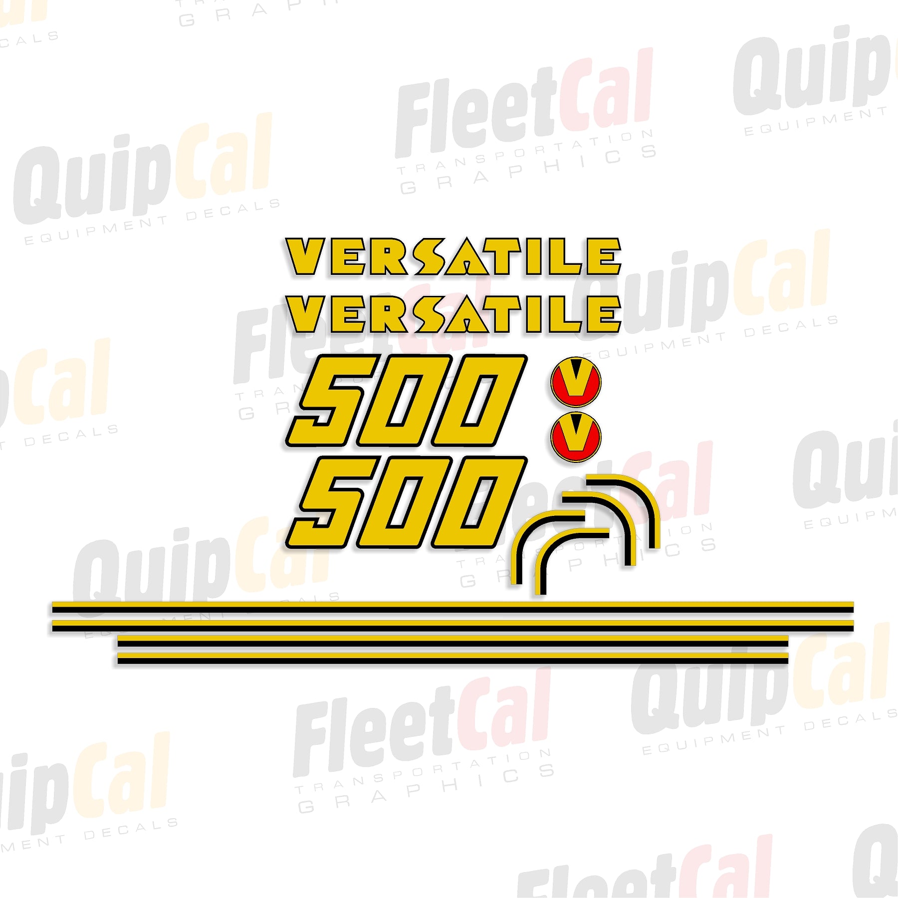 Versatile 500 Marking Decal Set – Truck and Equipment Decals