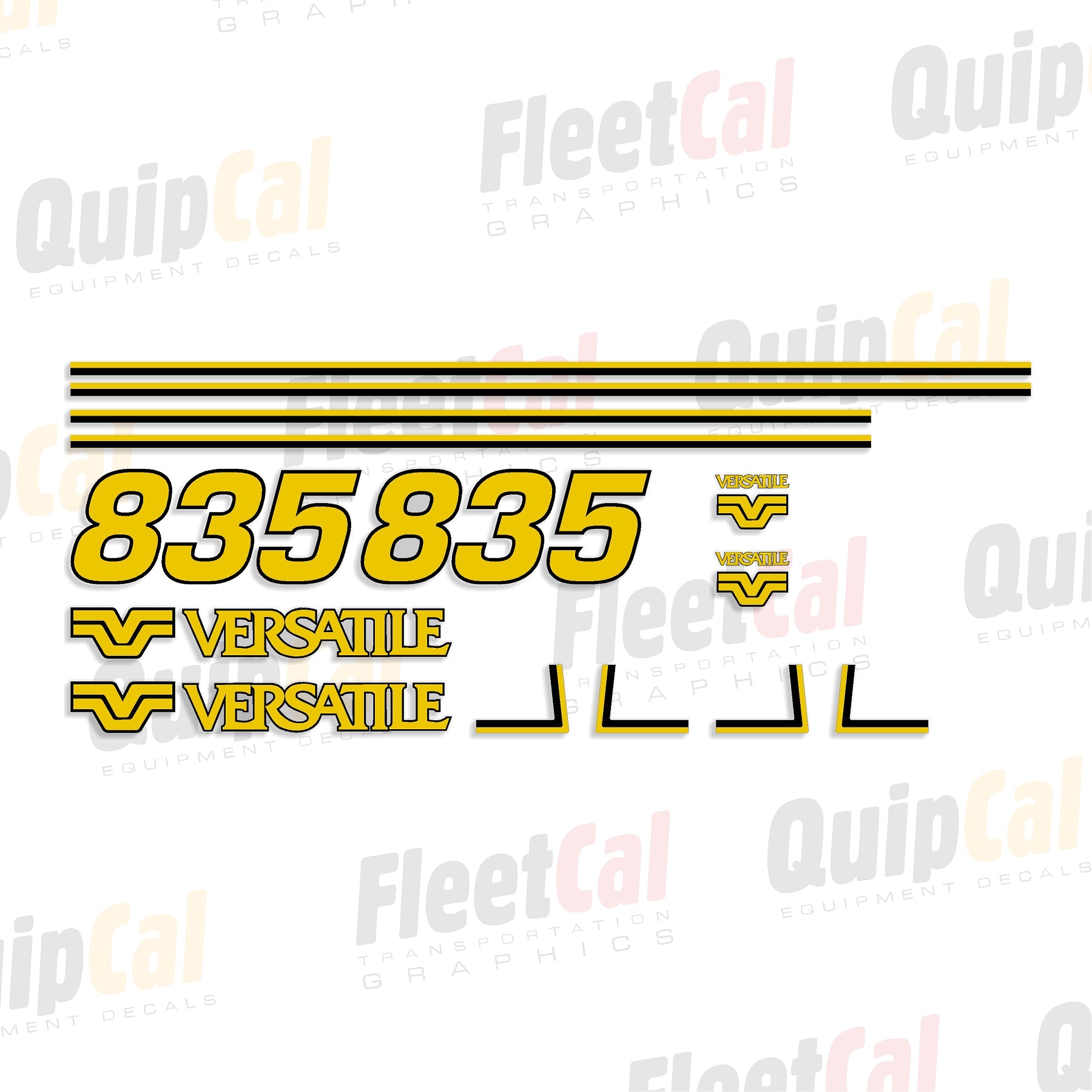 Versatile 835 Marking Decal Set – Truck and Equipment Decals