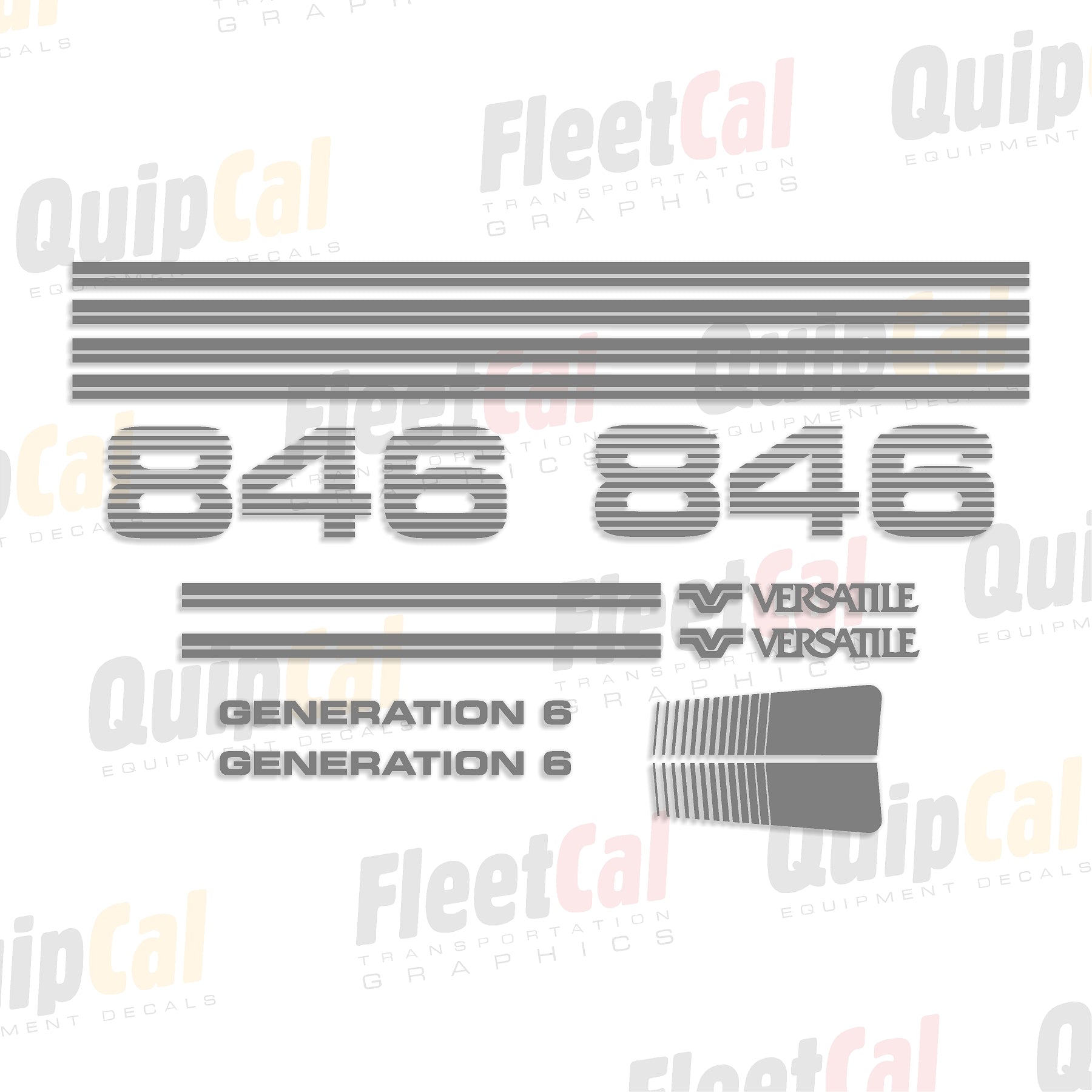 Versatile 846 Marking Decal Set – Truck and Equipment Decals