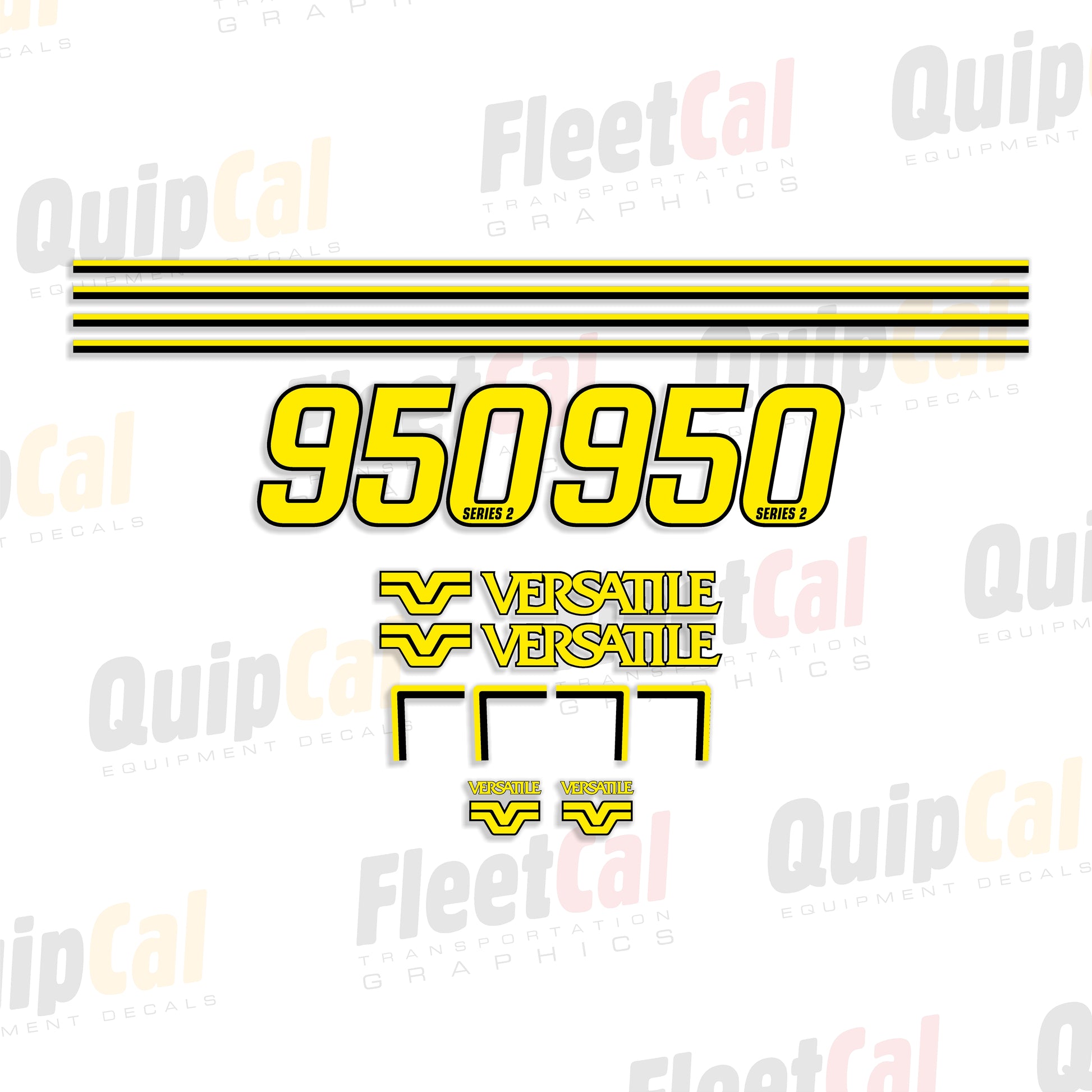Versatile 950 Series 2 Tractor Decal Set – Truck and Equipment Decals