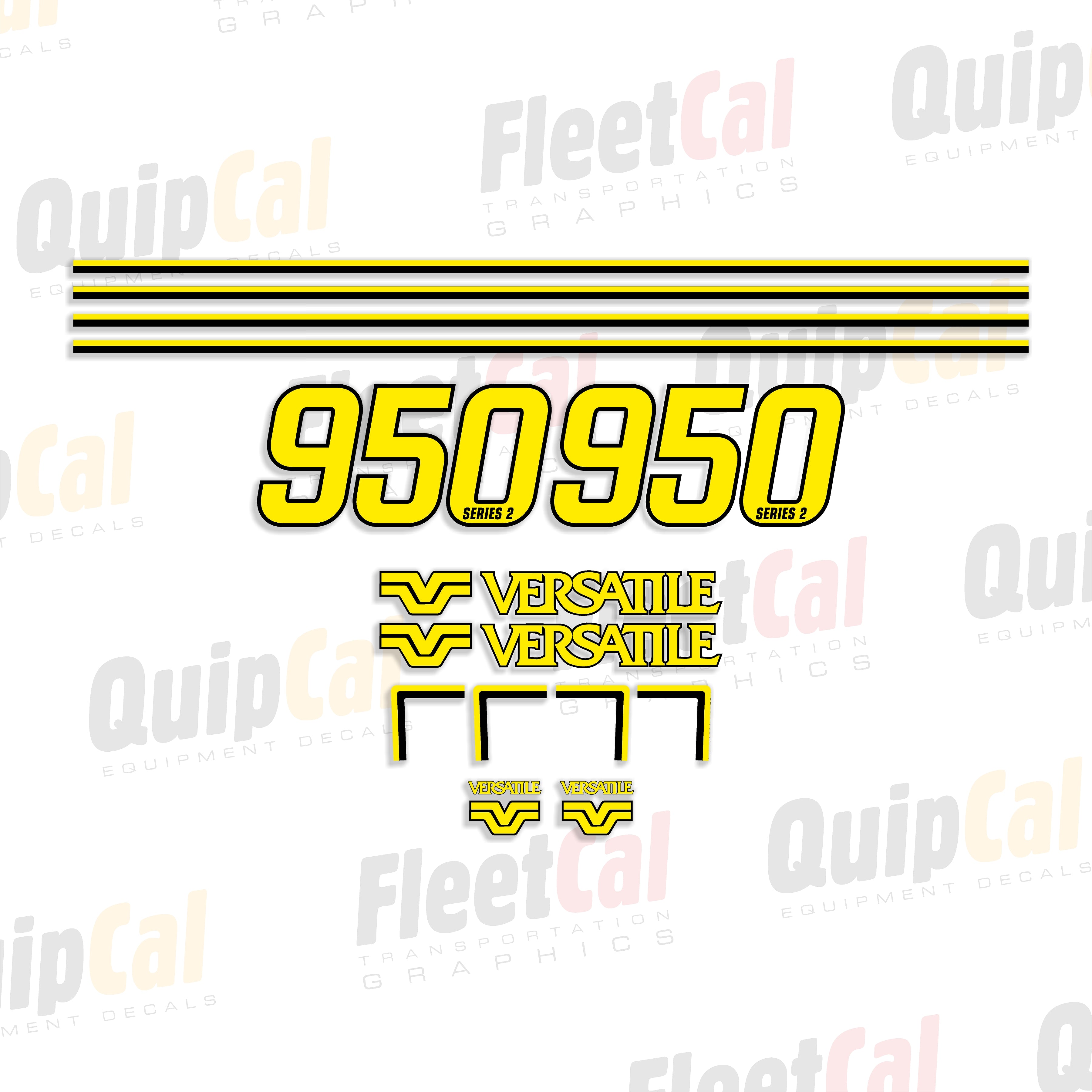 Versatile 950 Series 2 Tractor Decal Set – Truck and Equipment Decals