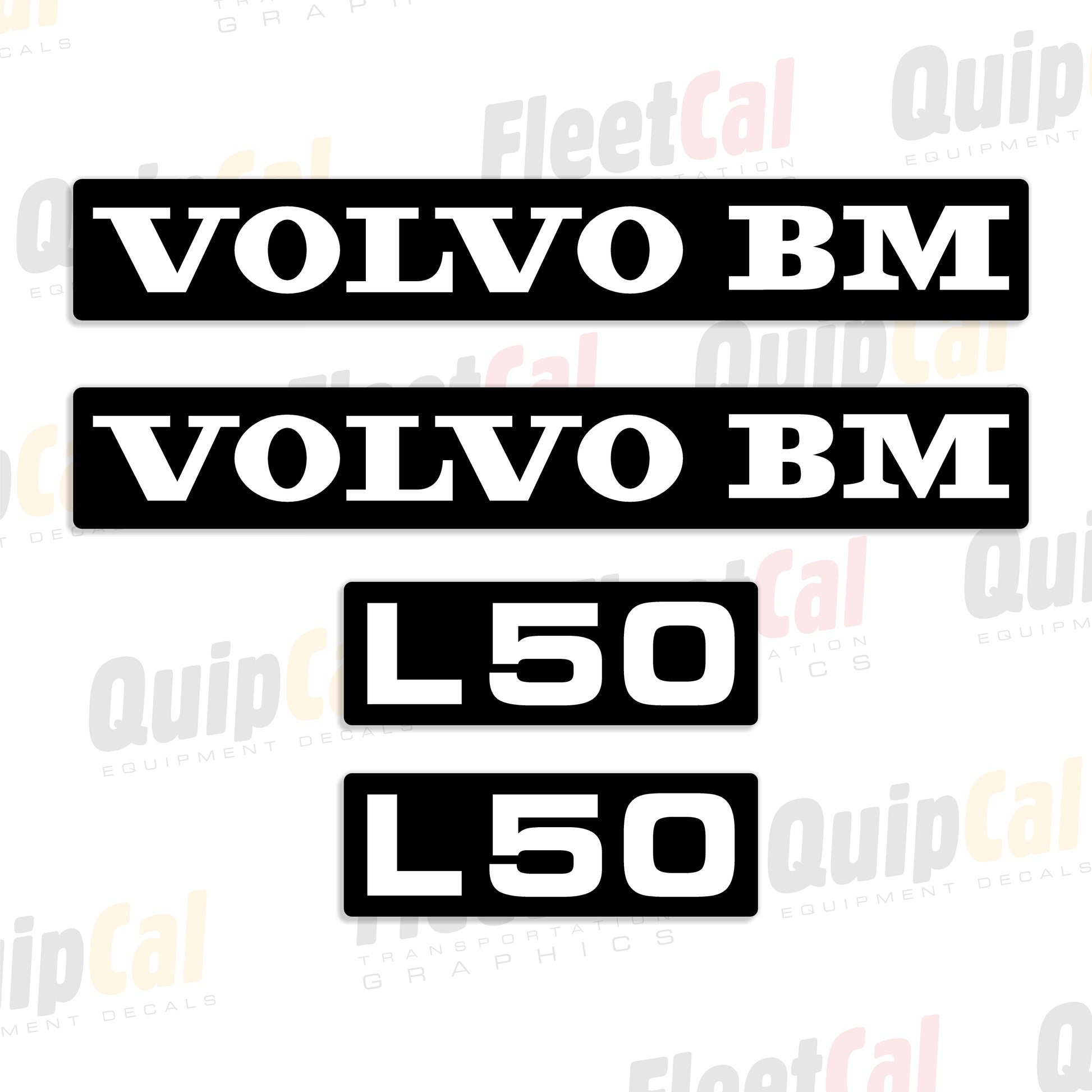 Volvo BM L50 Wheel Loader Marking Decal Set – Truck and Equipment Decals