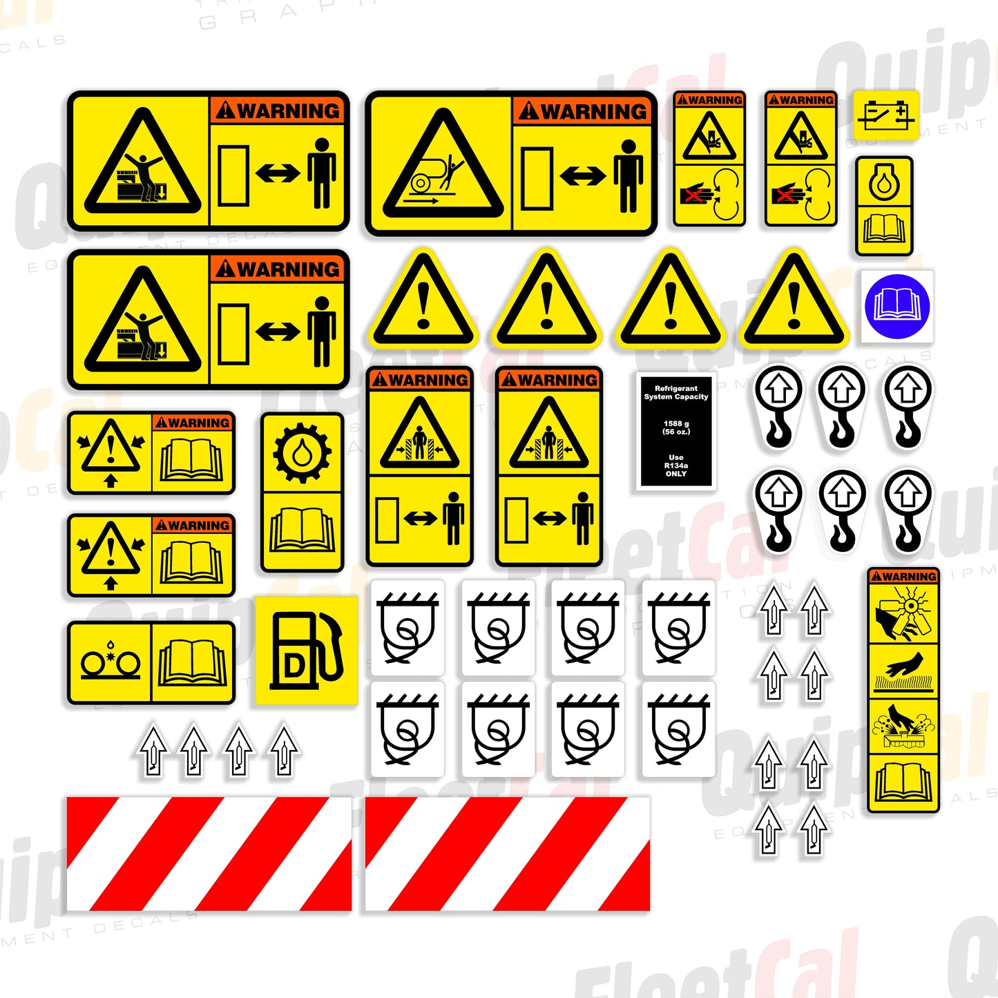 Volvo Grader Safety Decal Set – Truck and Equipment Decals