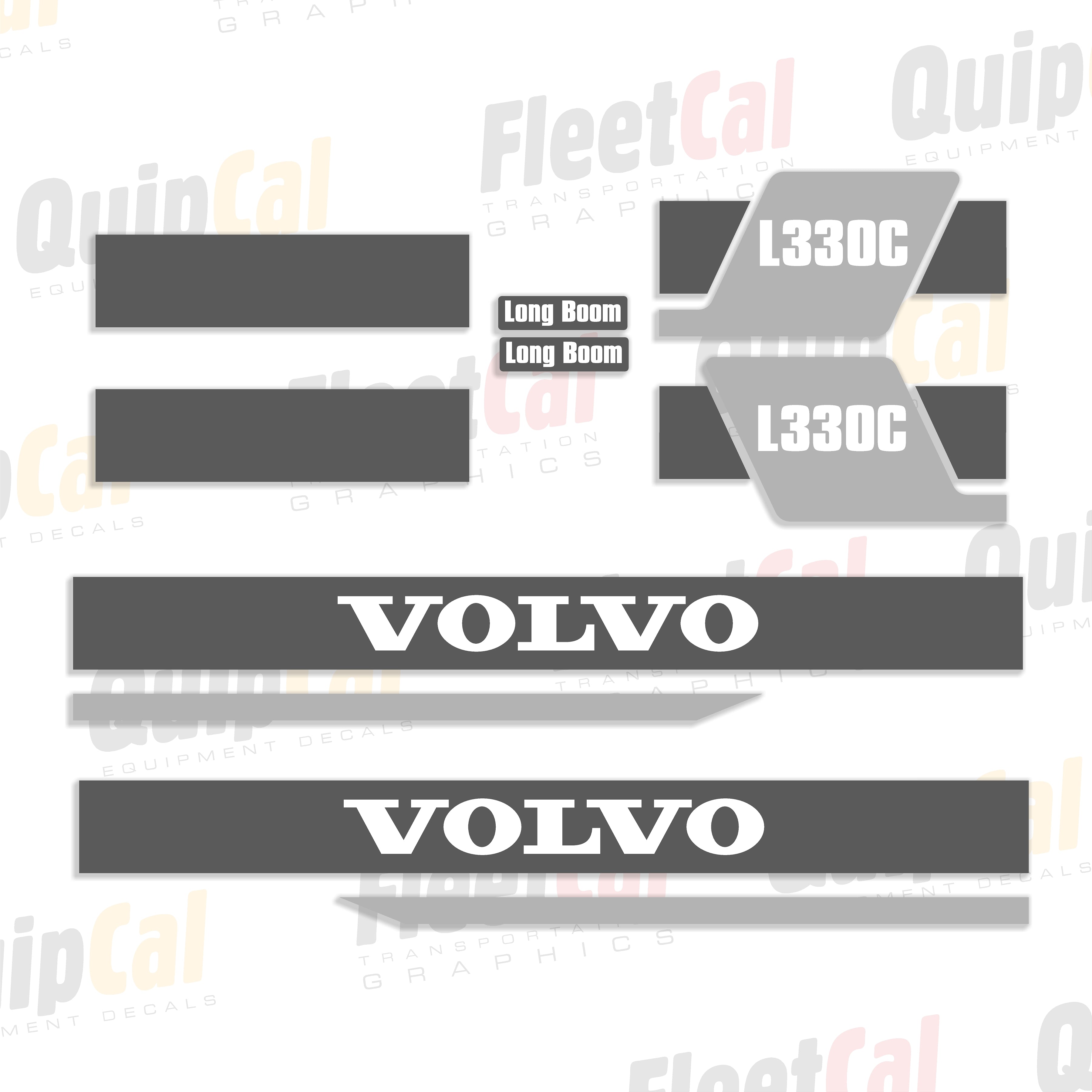 Volvo L330C Wheel Loader Marking Decal Set – Truck and Equipment Decals