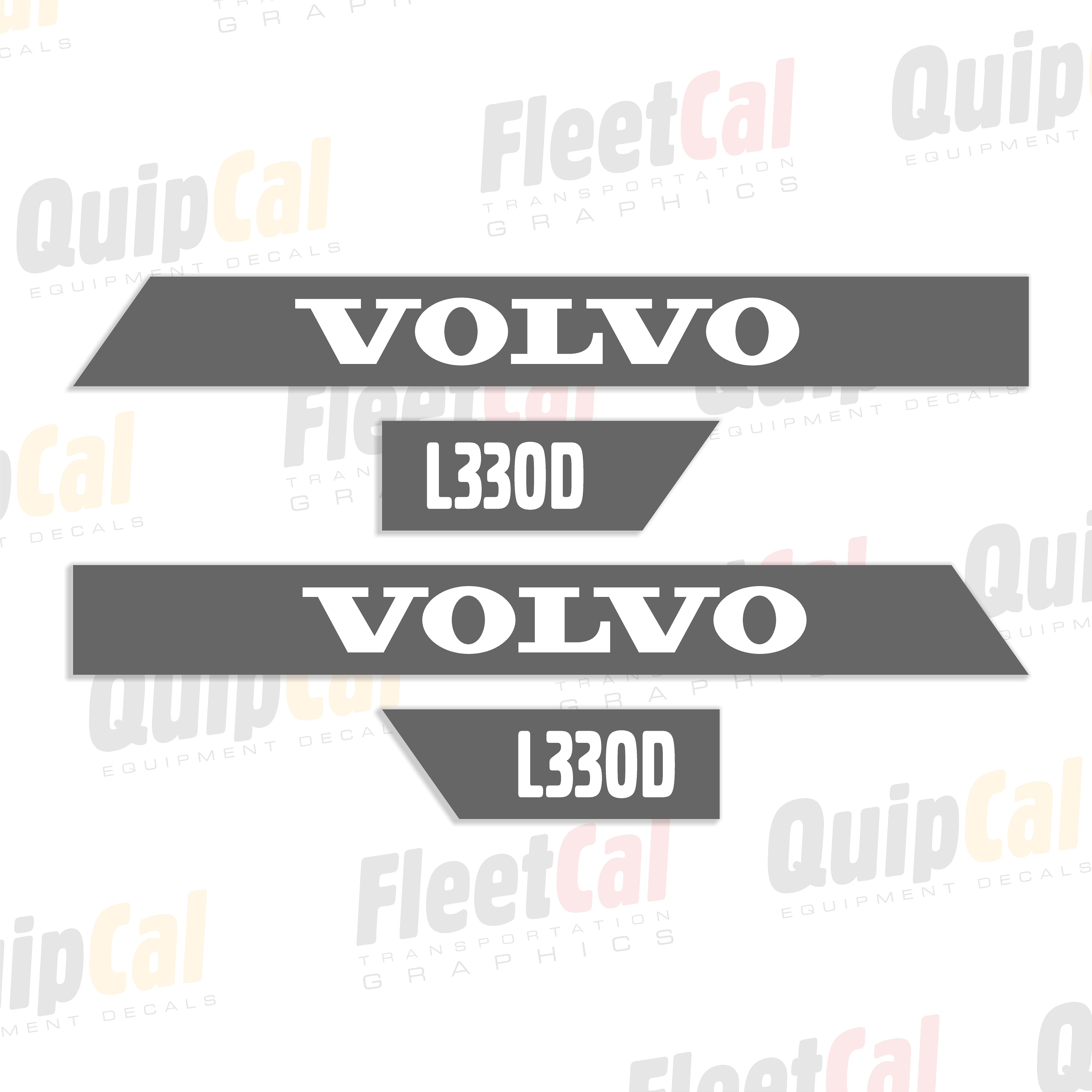 Volvo L330D Wheel Loader Marking Decal Set – Truck and Equipment Decals