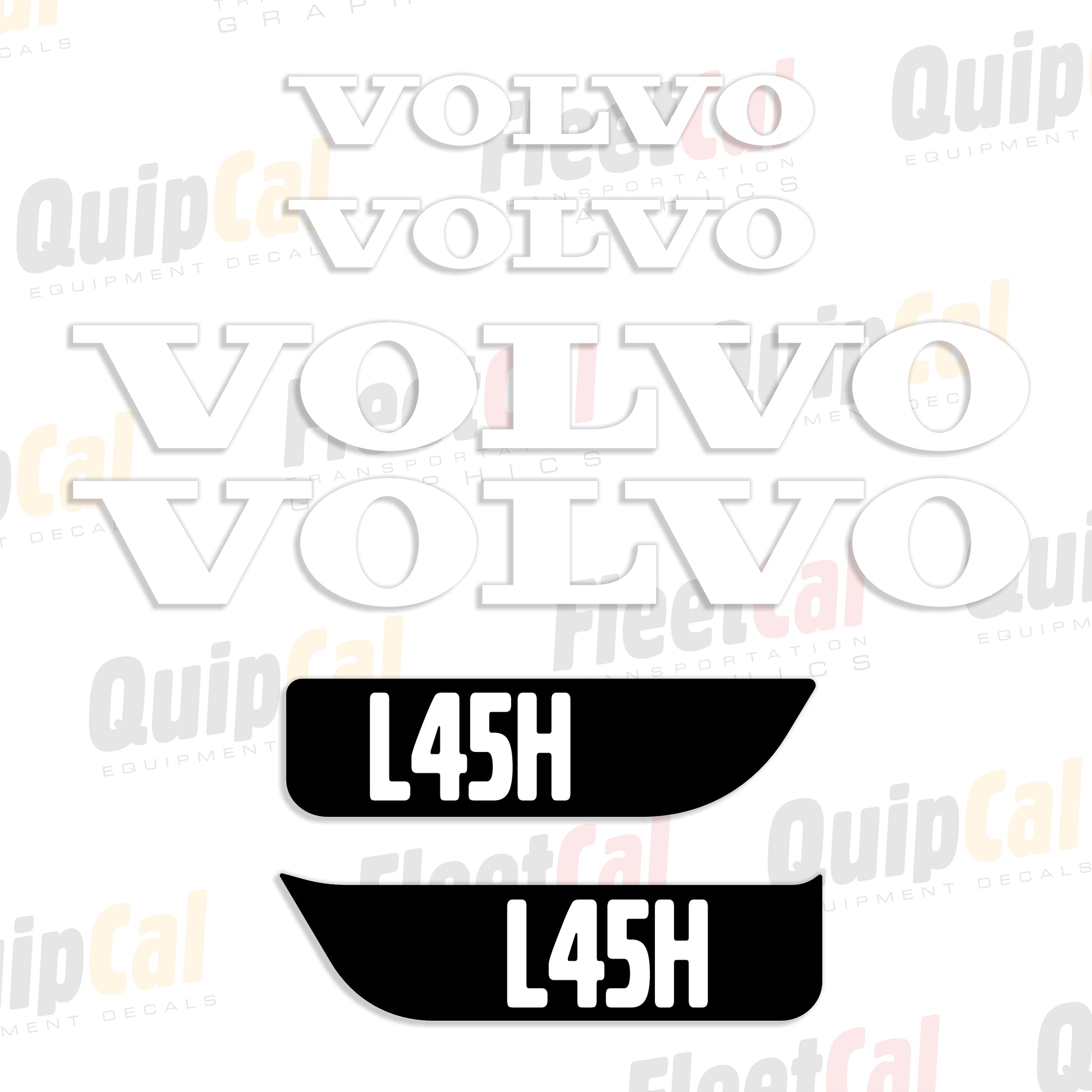 Volvo L45H Wheel Loader Marking Decal Set – Truck and Equipment Decals