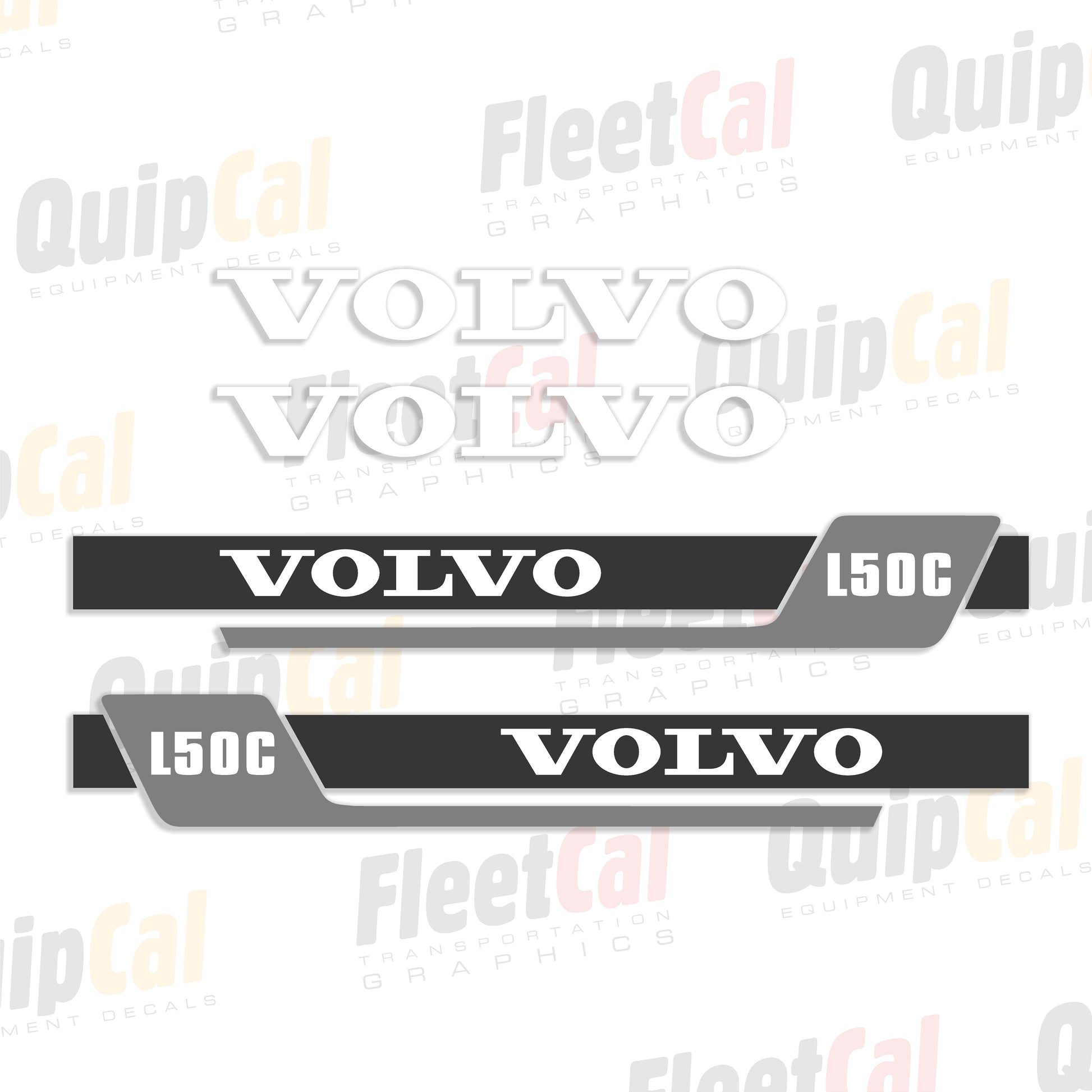 Volvo L50C Wheel Loader Marking Decal Set – Truck and Equipment Decals