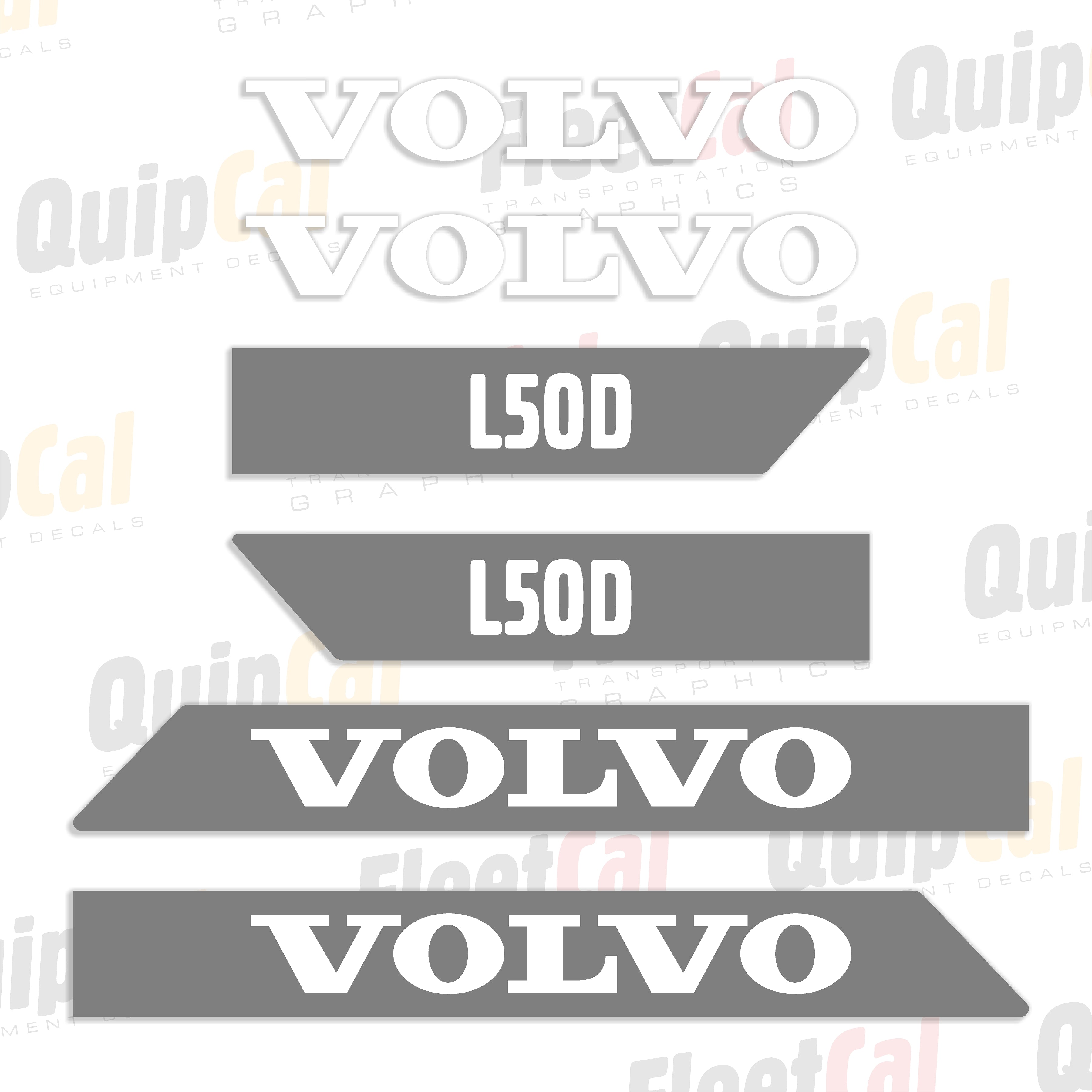 Volvo L50D Wheel Loader Marking Decal Set – Truck and Equipment Decals