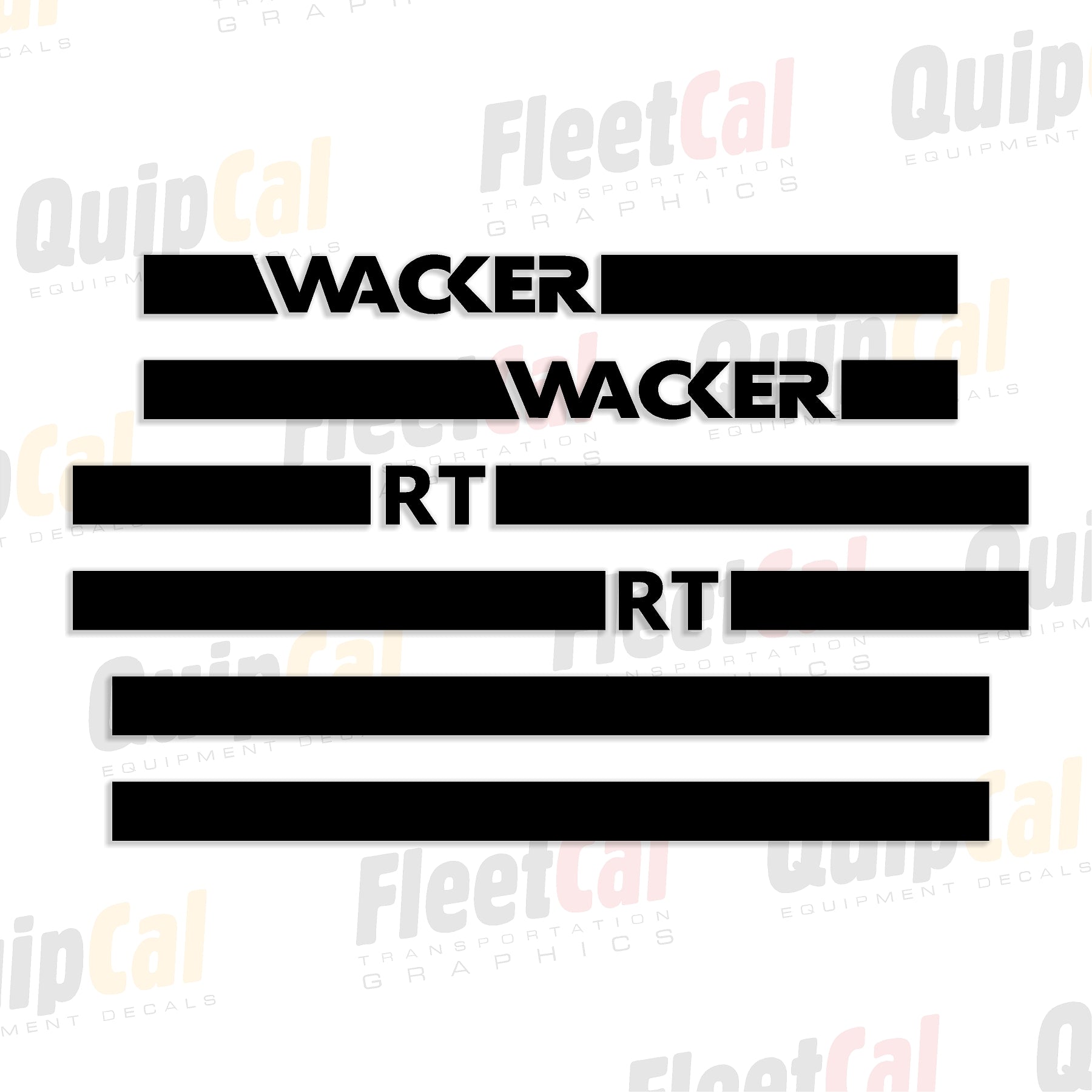 Juego de calcomanías para marcar zanjas con rodillo Wacker RT56 – Truck ...