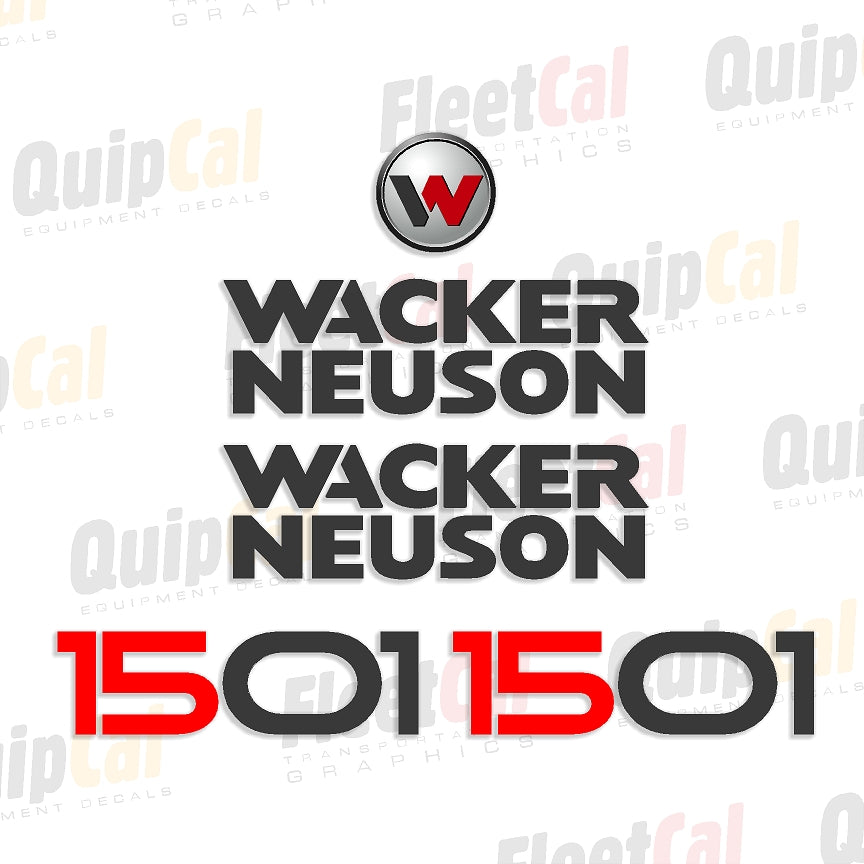 Wacker Neuson 1501 Dumper Marking Decal Set – Truck and Equipment Decals